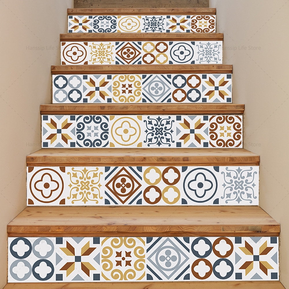Multi Style 3D Stairs Sticker Staircase Decals Decoration Non-Slip PVC ...