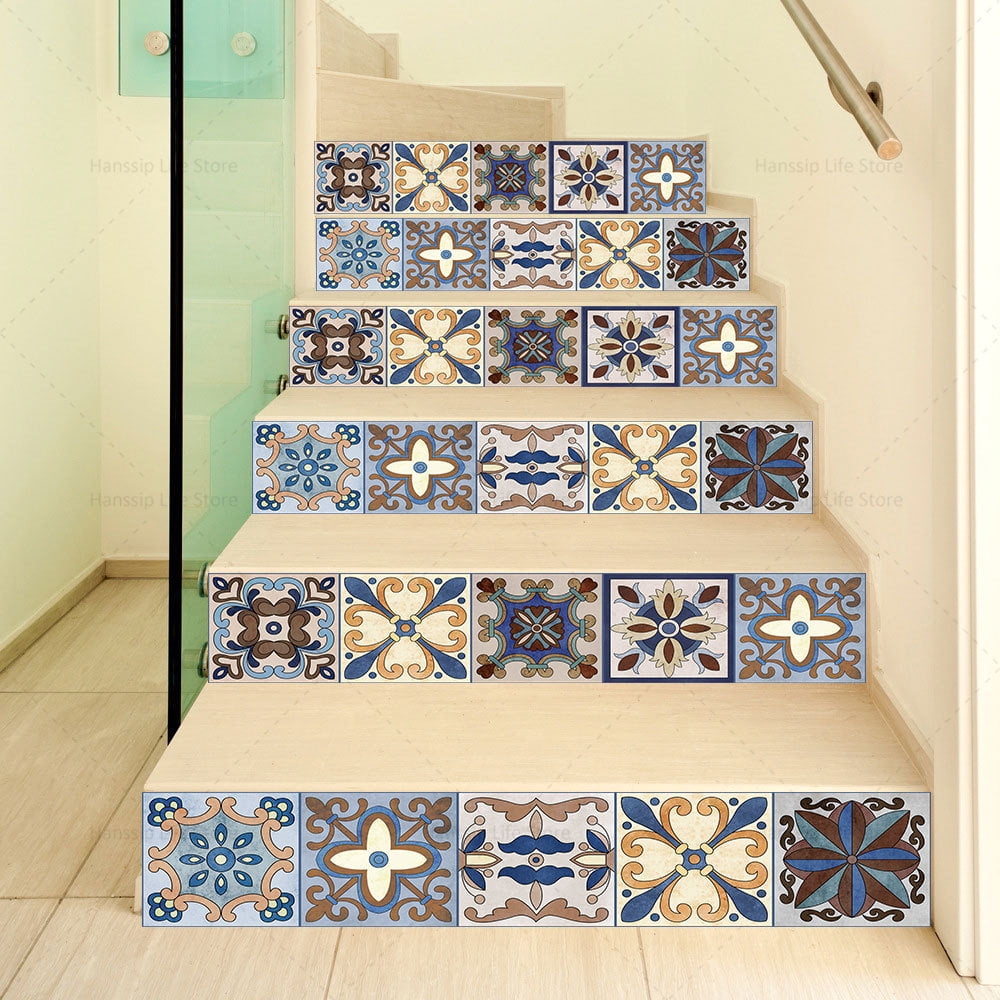 Multi Style 3D Stairs Sticker Staircase Decals Decoration Non-Slip PVC ...