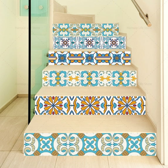 Multi Style 3D Stairs Sticker Staircase Decals Decoration Non-Slip PVC ...