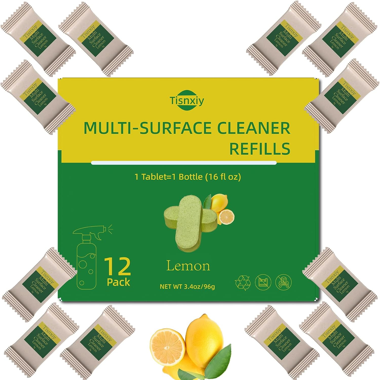 Multi-Surface Cleaner Refill Tablets - 12 Count- 192 fl oz total (12x ...
