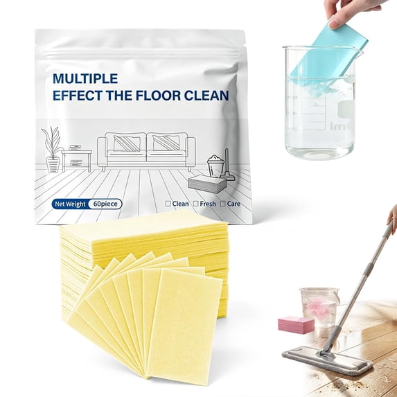 Multi-Surface Floor Cleaning Tablets, Concentrated Plant-Derived ...