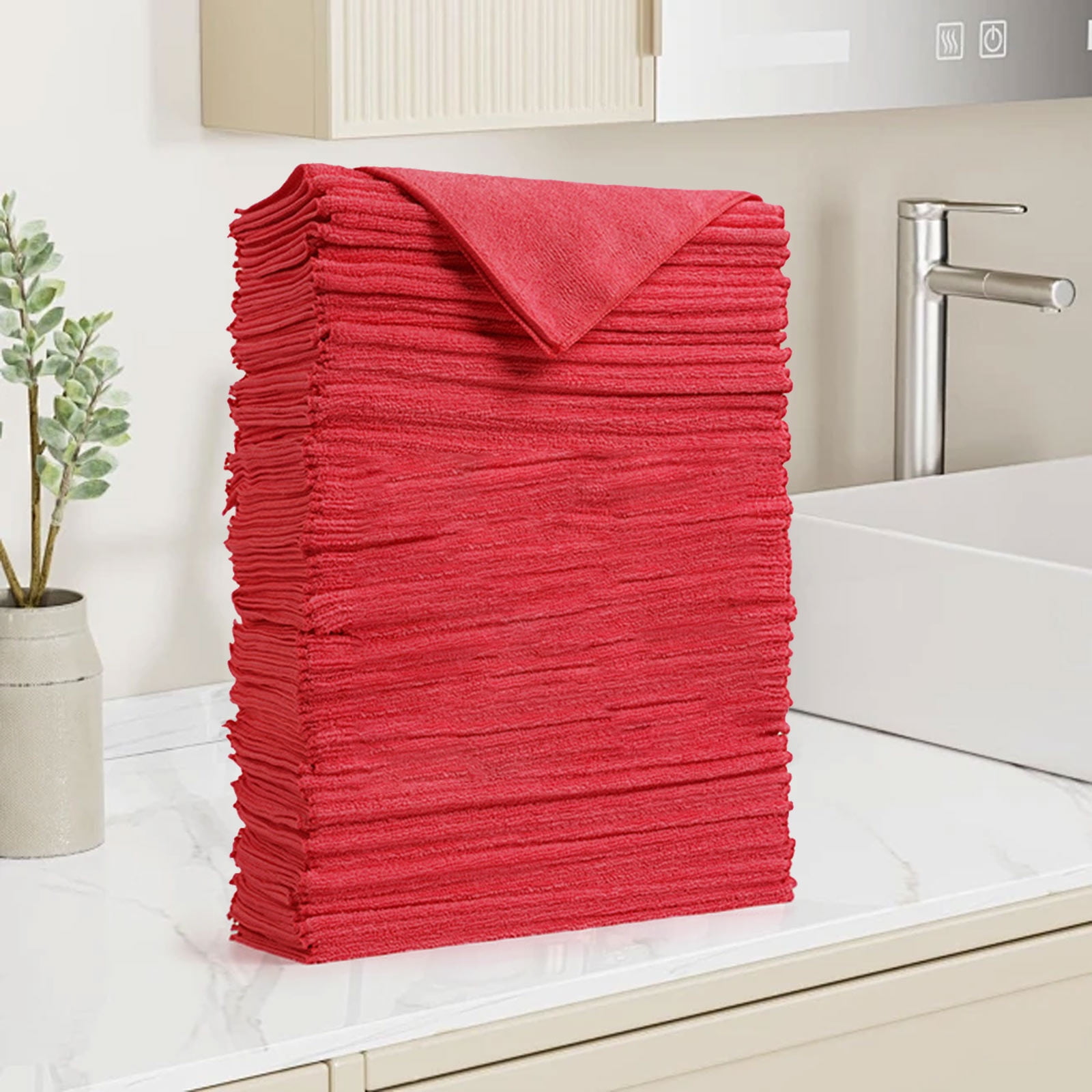 Multi-Surface Microfiber Cleaning Cloths 8 Pack Absorbent Microfiber ...