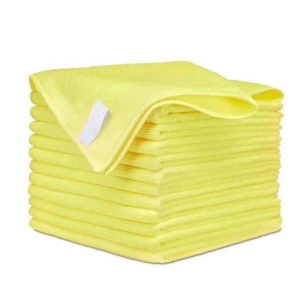 Multi-Surface Microfiber Towel – 12 Pack | Premium Cleaning Cloth ...