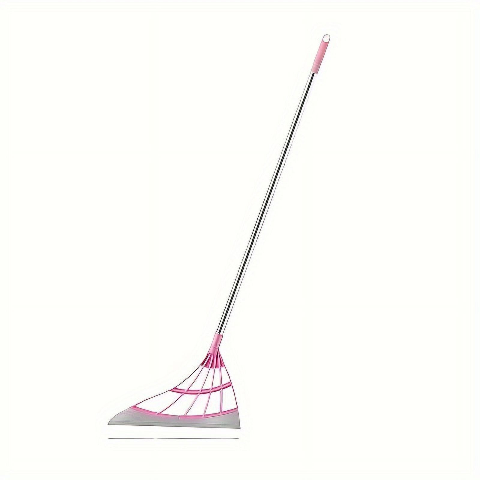 Multi-Surface Silicone Broom with Squeegee, Pet Hair Remover - Smart ...