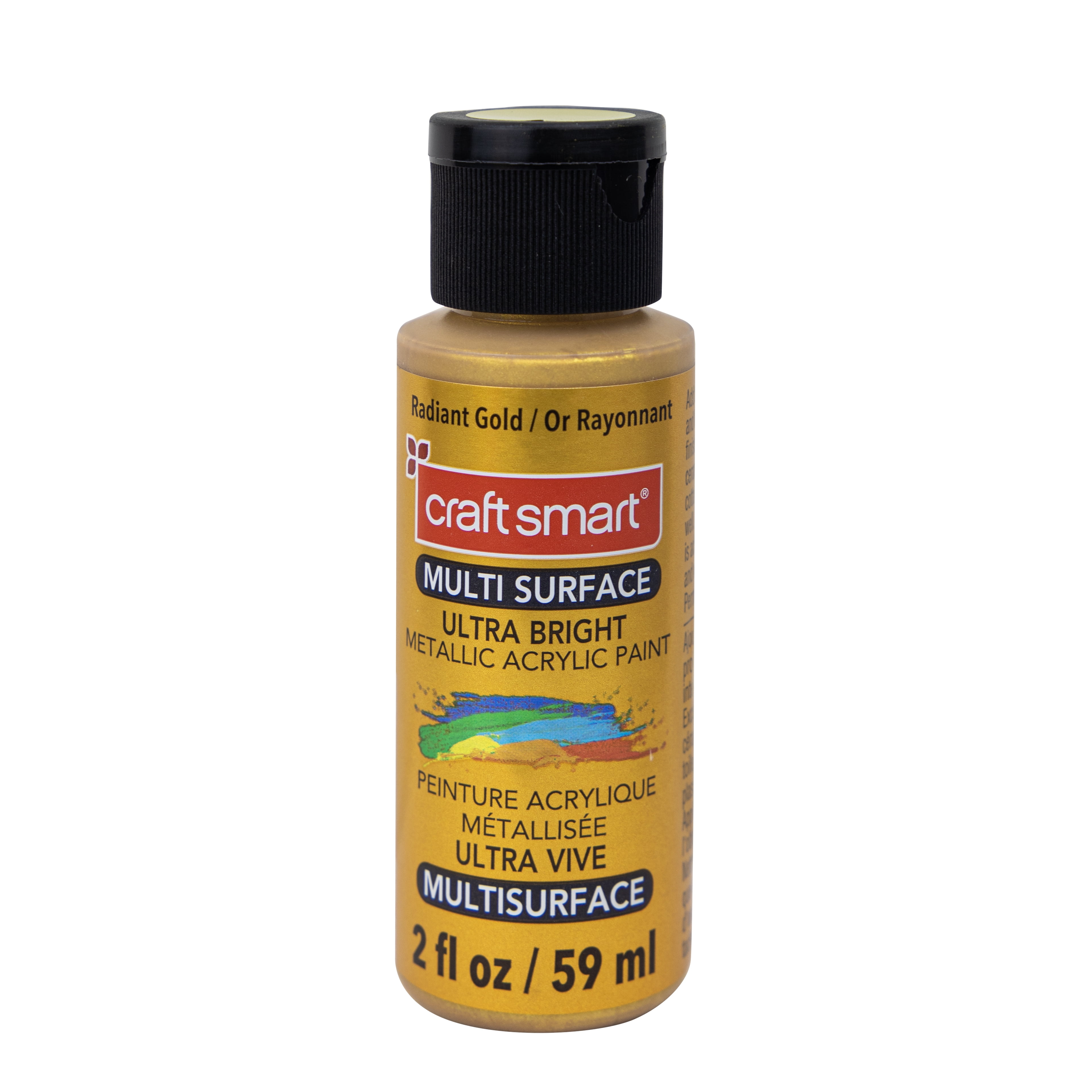 Multi-Surface Ultra Bright Metallic Paint by Craft Smart® - Walmart.com