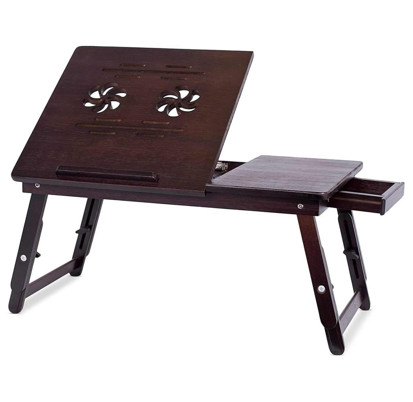 Multi Tasking Lap Desk with Venting for Computer Heat | Adjustable Legs ...