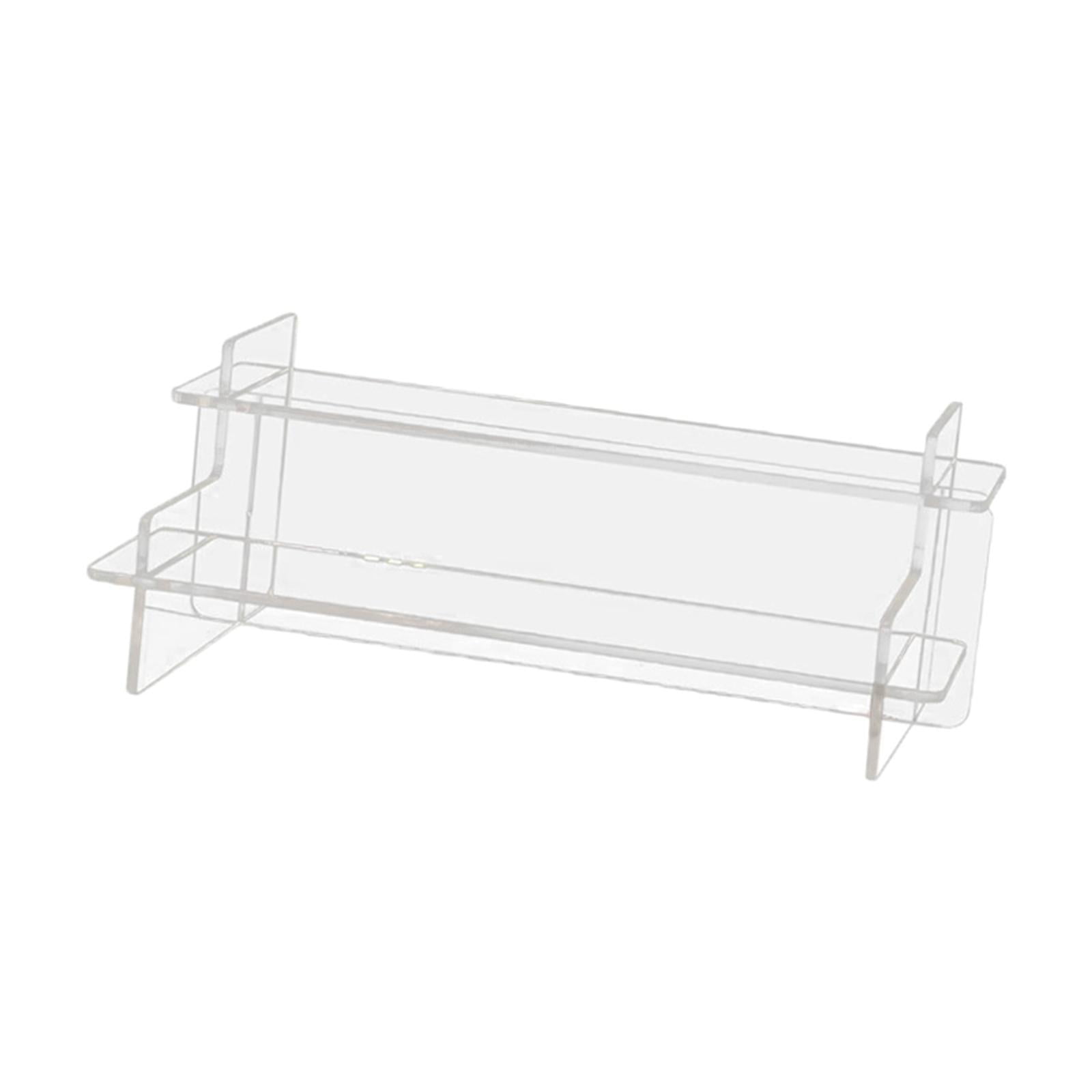 Multi Tier Acrylic Display Riser Storage Transparent for Wallet Desktop ...