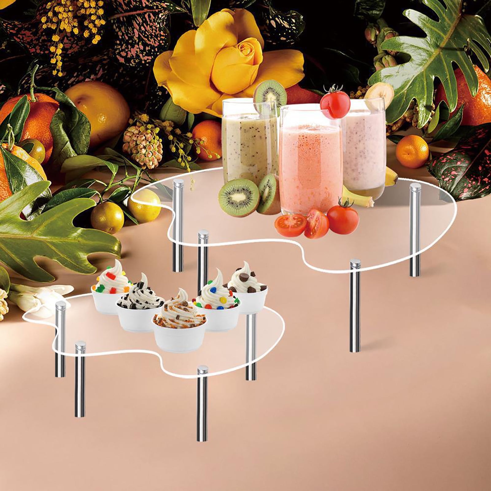Multi Tier Acrylic Display Stand For Cupcakes And Party Favors ...