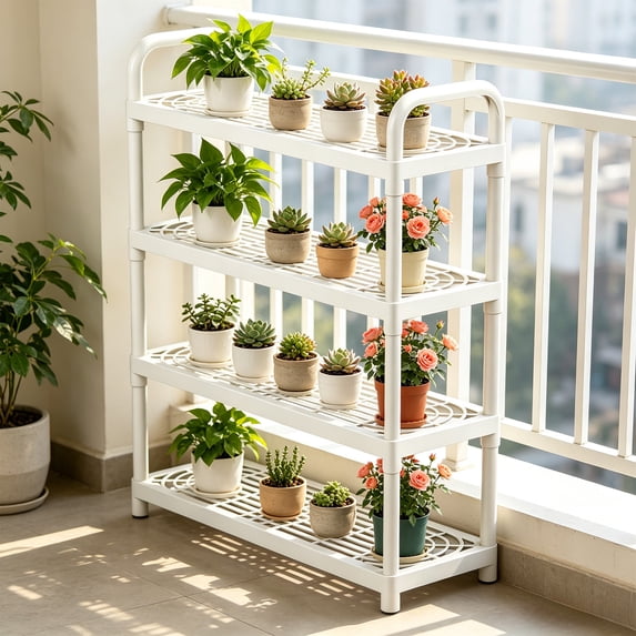 Multi Tier Plastic Shoe Rack Organizer 4 Tier Storage Shelf for ...