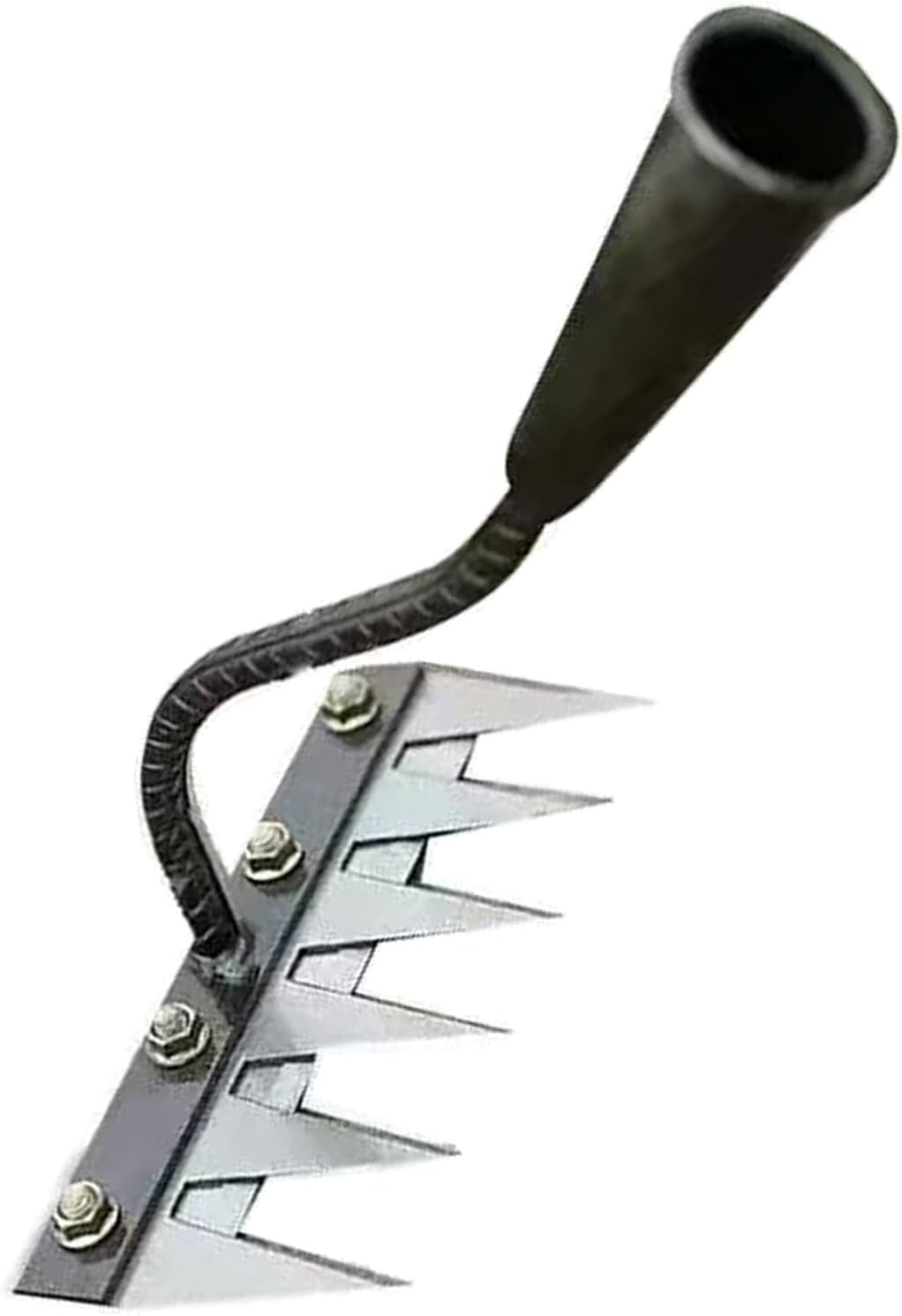 Multi-Tine Carbon Steel Garden Cultivator Rake, 2025 New Iron Weeding ...