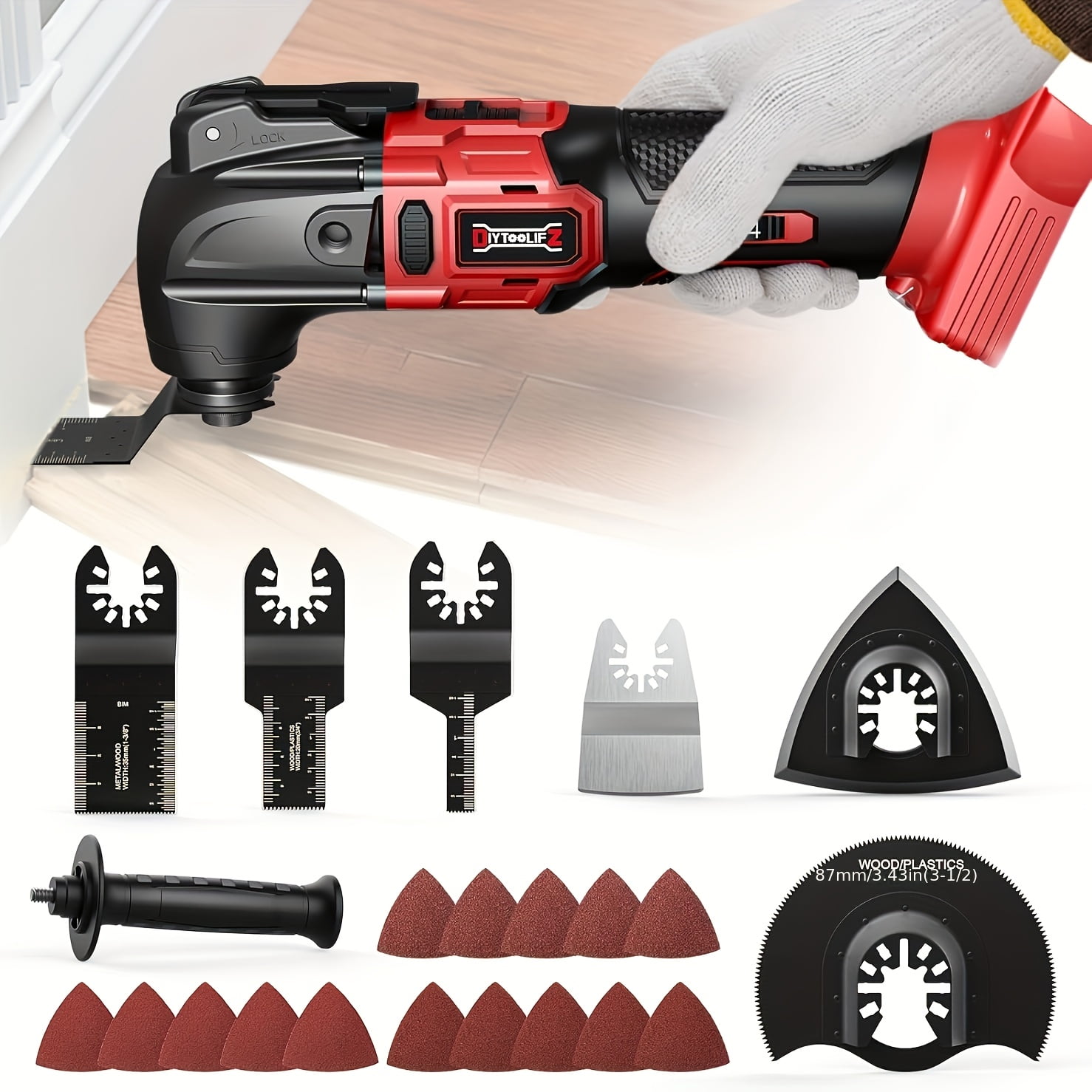 Multi Tool For 20V Max Battery: Cordless Oscillating Tool - 6 Variable ...