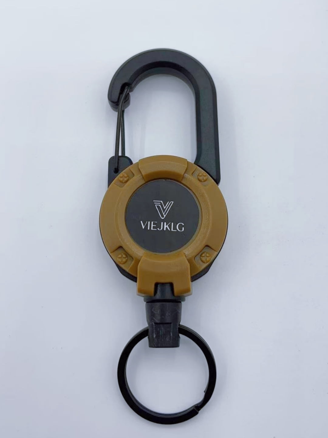 Multi-Tool Carabiner Badge Holder, Retractable Keychain Heavy Duty ...