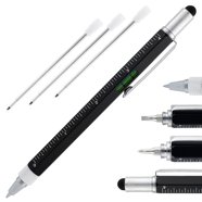 Multitool Pen Set with LED Light, Touchscreen Stylus, Ruler - Walmart.com