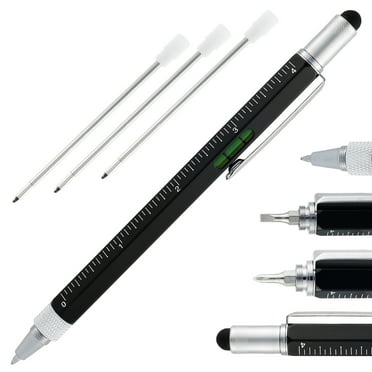 Multitool Pen Set with LED Light, Touchscreen Stylus, Ruler - Walmart.com
