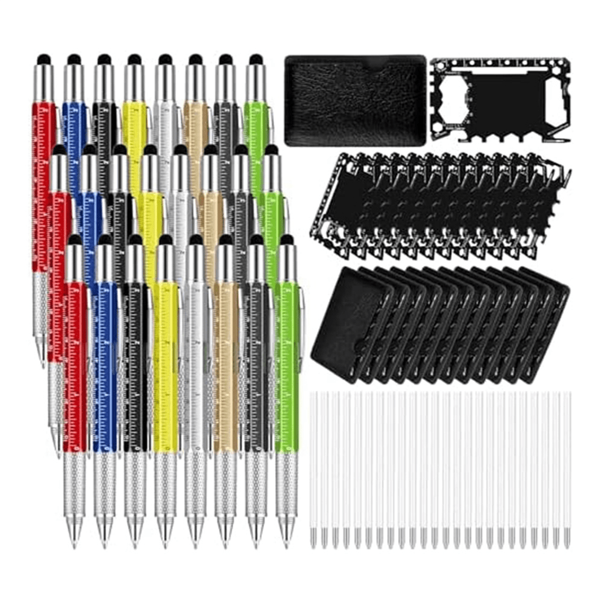 Multi-Tool Pen Gift Set Its Uses Go Beyond Writing Levels, Rulers and ...