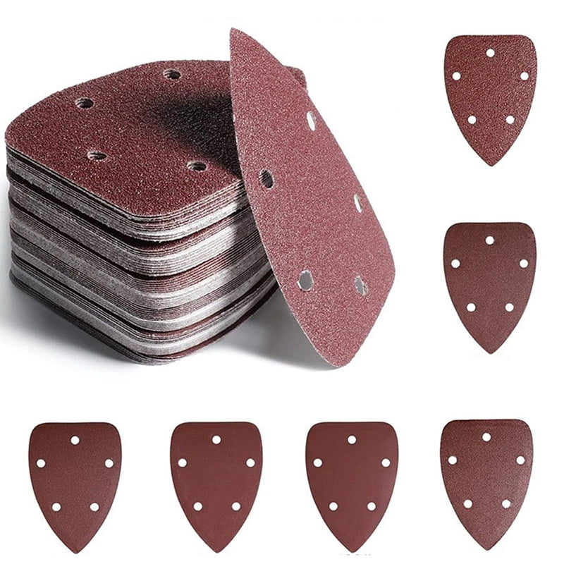 Multi Tool Sanding Pads, 60 Pcs Mouse Detail Palm SanderPads, 5 Hole ...