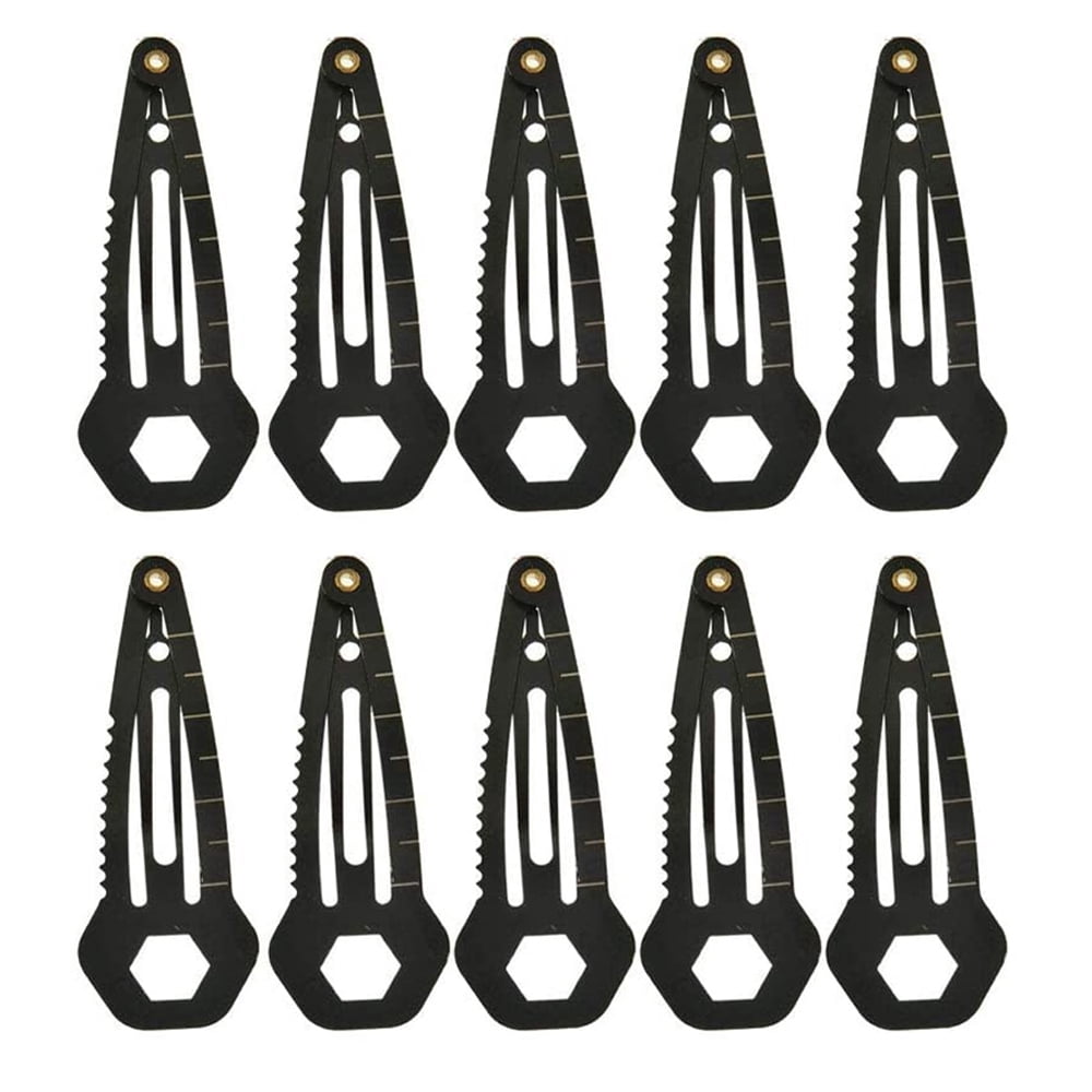 Multi Tool Tactical Hair Clips - Multi-Functional EDC Survival Kit For ...