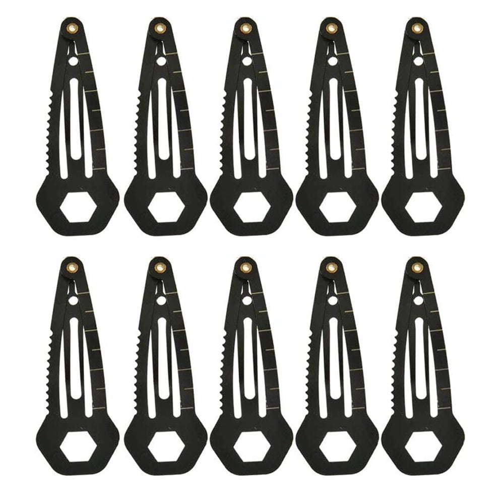 Multi Tool Tactical Hair Clips - Multi-Functional EDC Survival Kit For ...