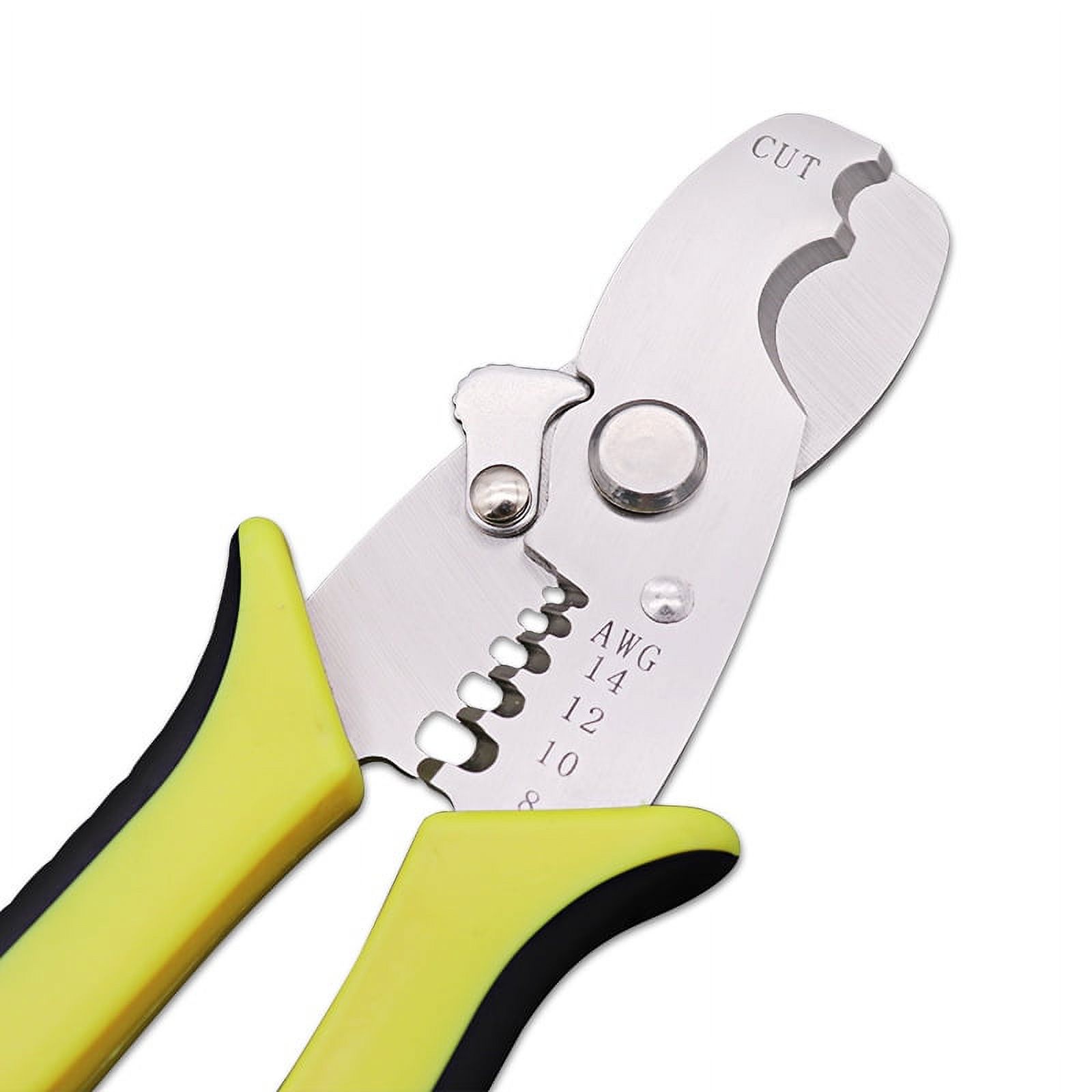 Multi Tool, Wire Stripper, Wire Cutters, Crimper Tool , Multi-Purpose Electrician Tool is 7-Inch ...