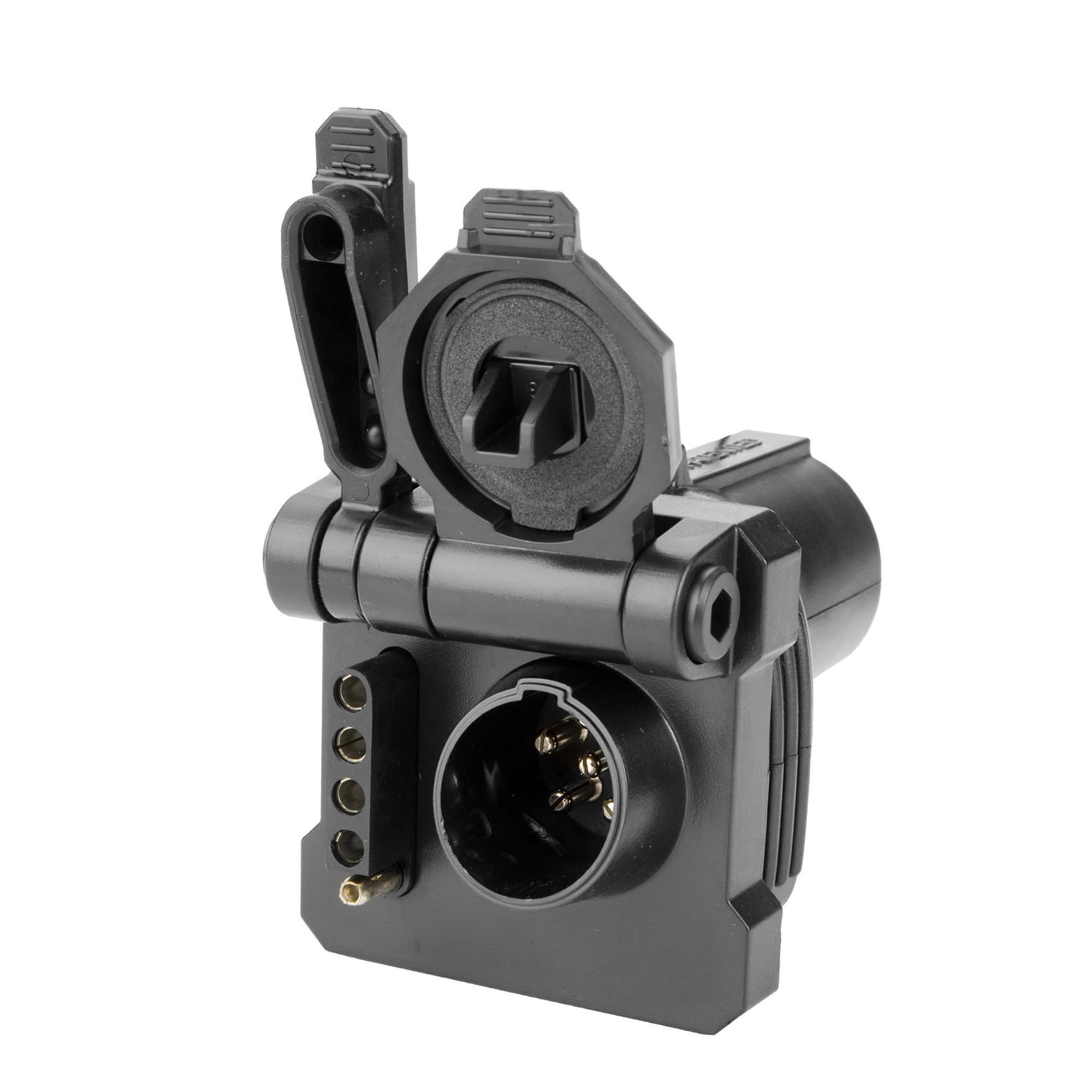 Multi-Tow 7-Way RV Blade to 6-Way Round and 4 & 5-Way Flat Adapter ...