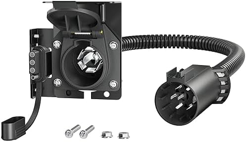 Multi-Tow USCAR 7 Pin to 7-Way Blade and 4-Way Flat Trailer Wiring ...