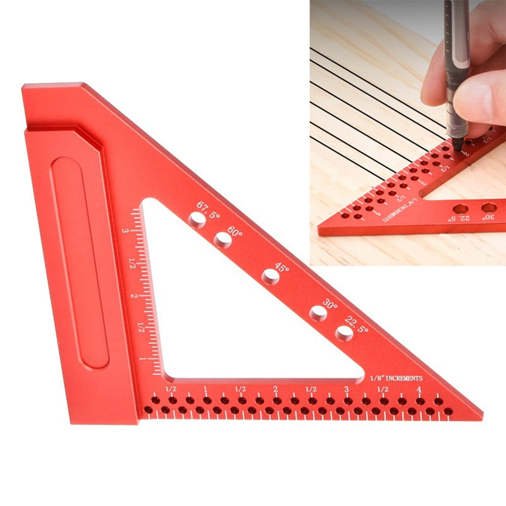 Multi Triangle Ruler Square Carpenter Measuring Drawing Angle Line ...