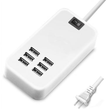 Poweradd 4-Port USB Wall Charger, Fast Charging Station for Multiple ...