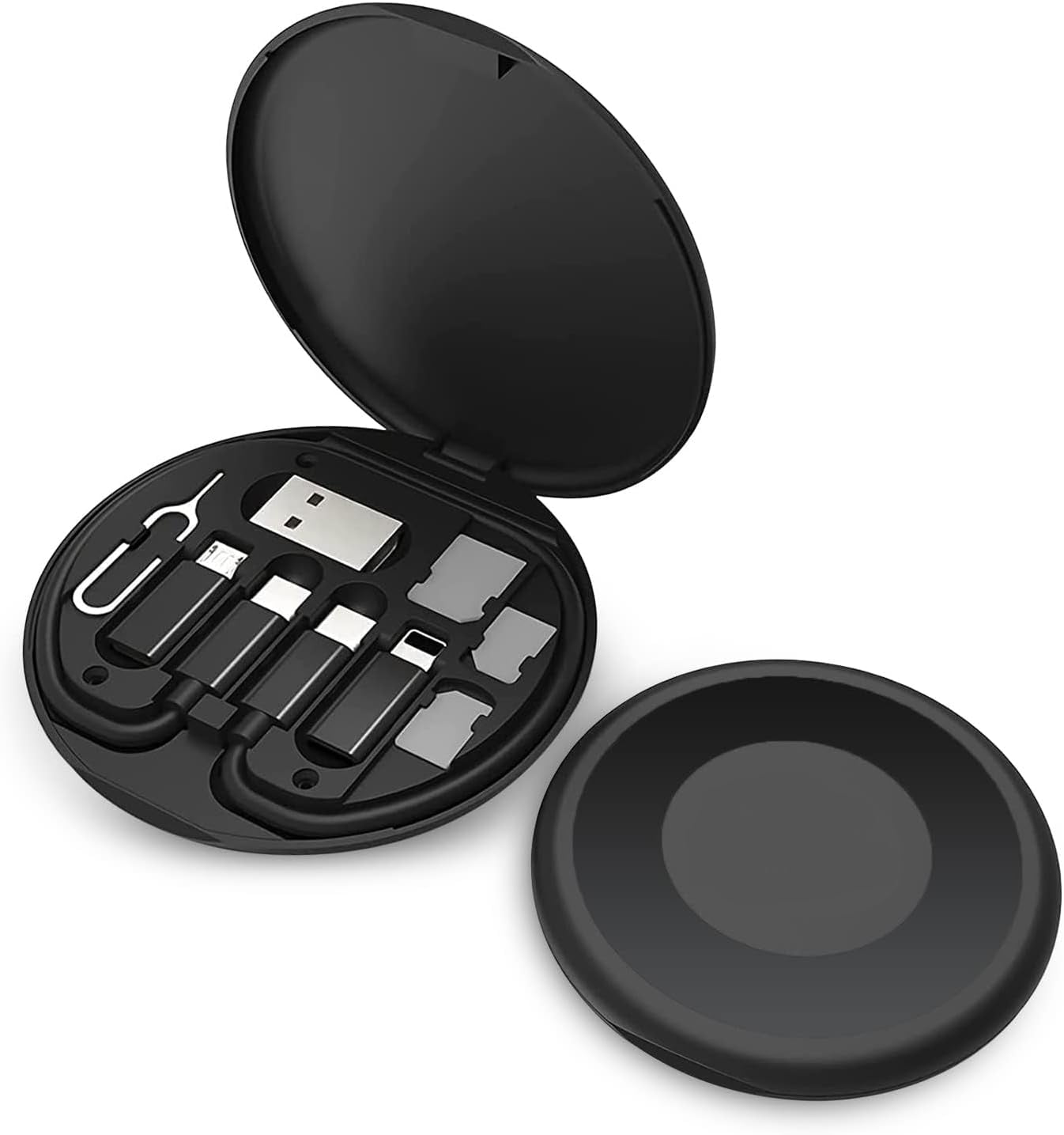 Multi USB Charging Adapter Cable Kit, USB Type C to Micro USB/Lightning ...