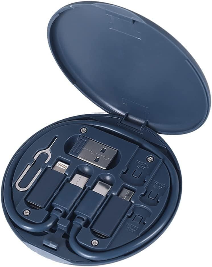 Multi USB Charging Adapter Cable Kit, USB C to Lighting Cable Box ...