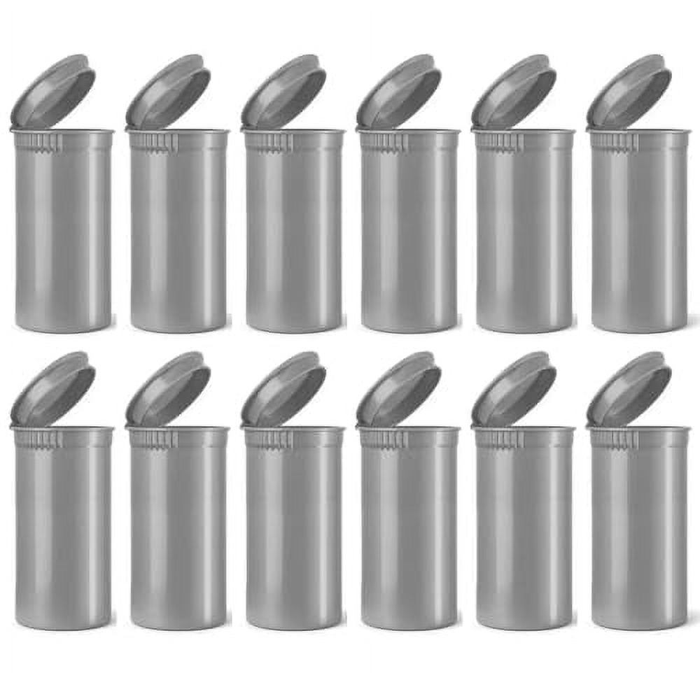 Multi-Use 13 Dram Pop Top Empty Pill Containers, Waterproof Airtight ...