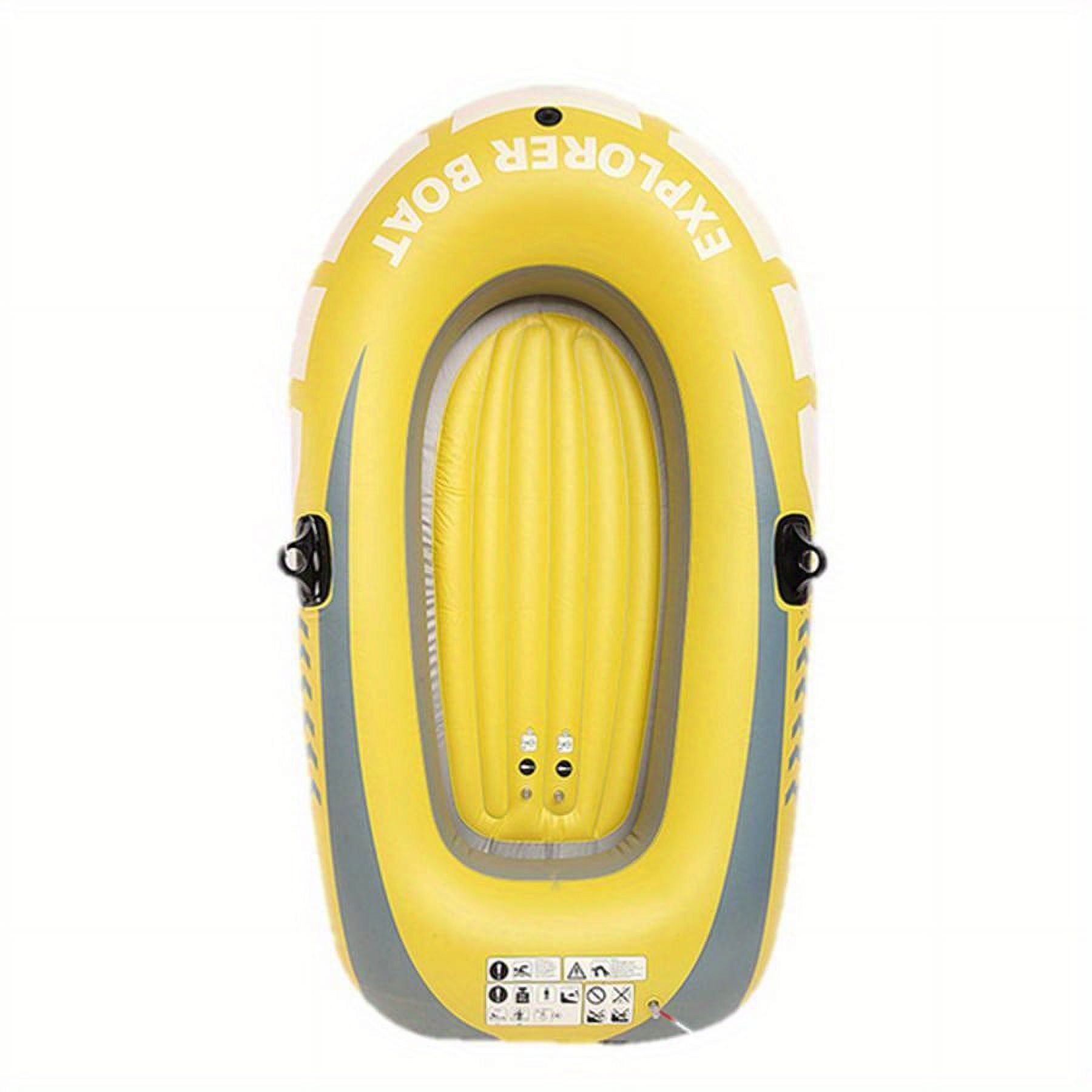 Multi-Use Inflatable Boat Family-Sized & Durable Perfect for Fishing ...