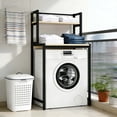 Multi-Use Over Washing Machine Storage Rack | Space-Saving Over Washer ...