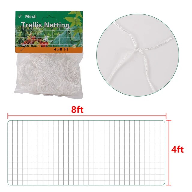 Multi Use Plant Trellis Climbing Netting Home Garden Support Vine ...