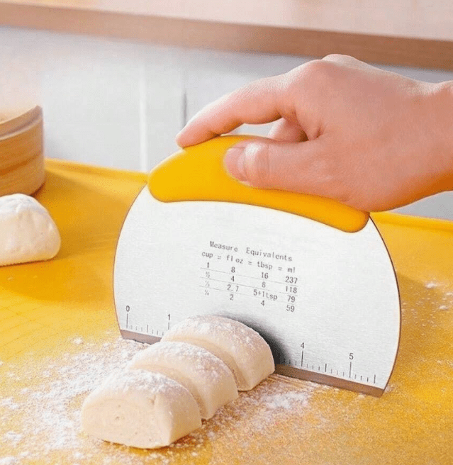 Multi-Use Stainless Steel Dough & Pastry Cutter - Baking Tool with ...