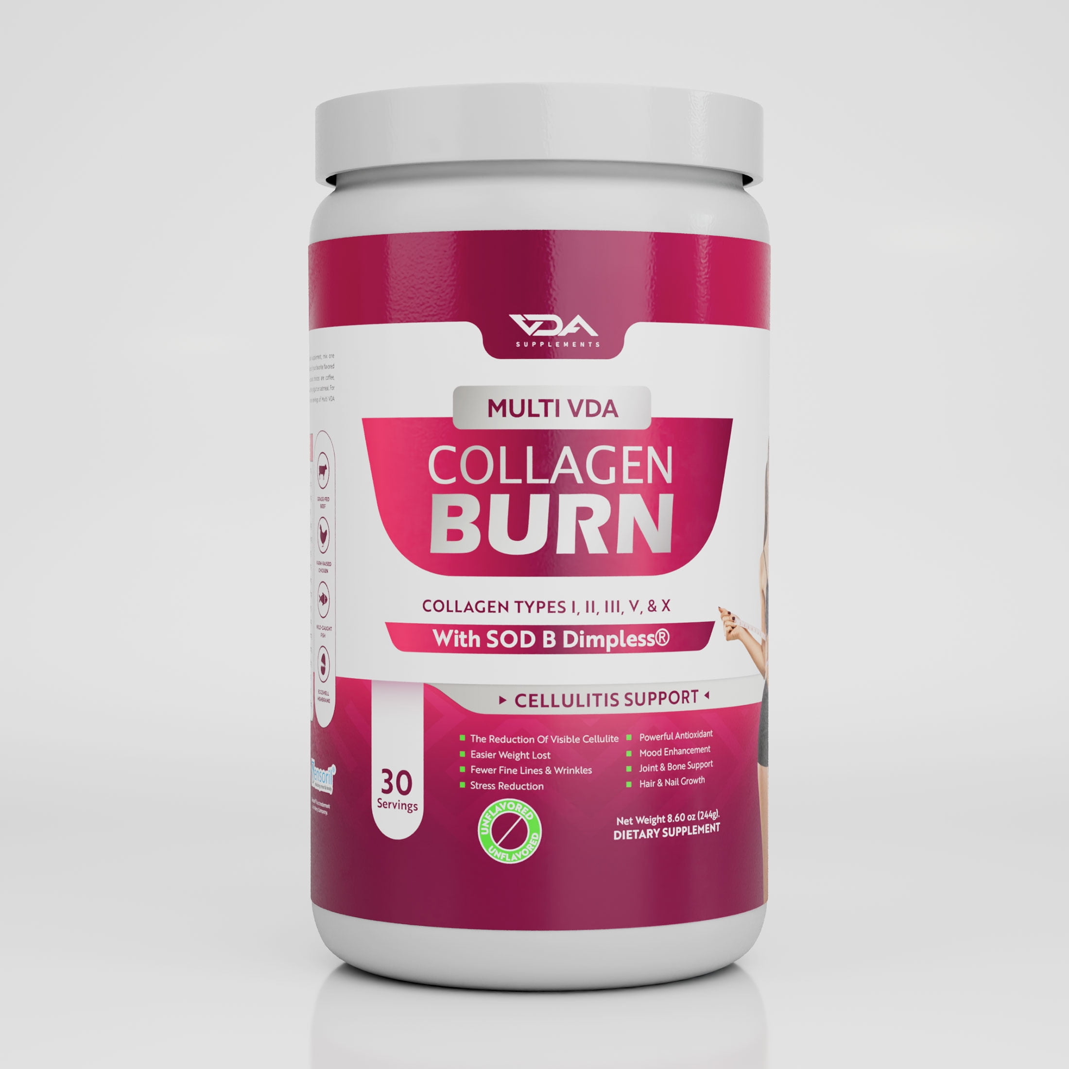 Multi VDA Collagen Burn Powder for Weight Loss- Powder for Women Types ...