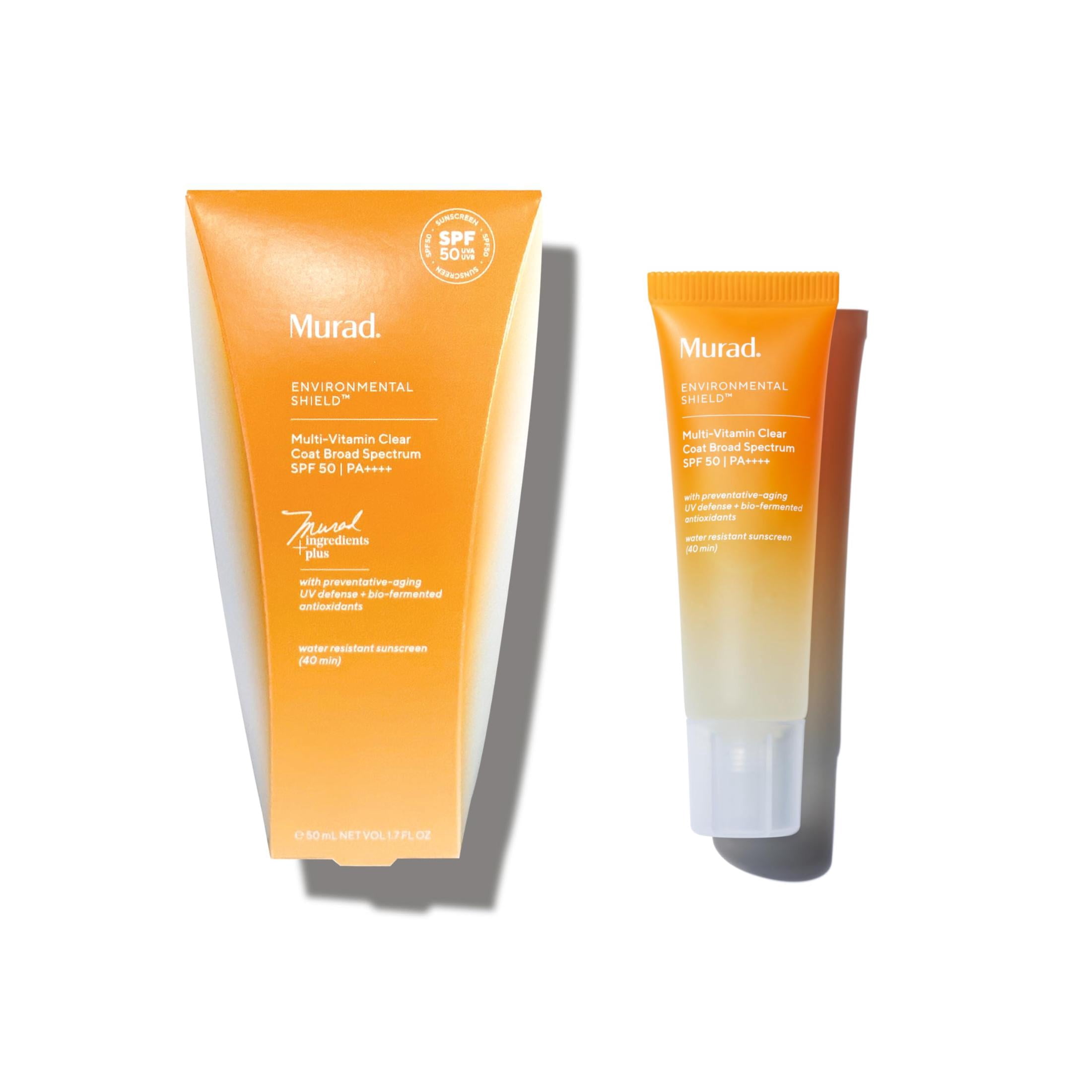 Murad Multi-Vitamin Clear Coat Sunscreen SPF 50 – Lightweight Broad ...