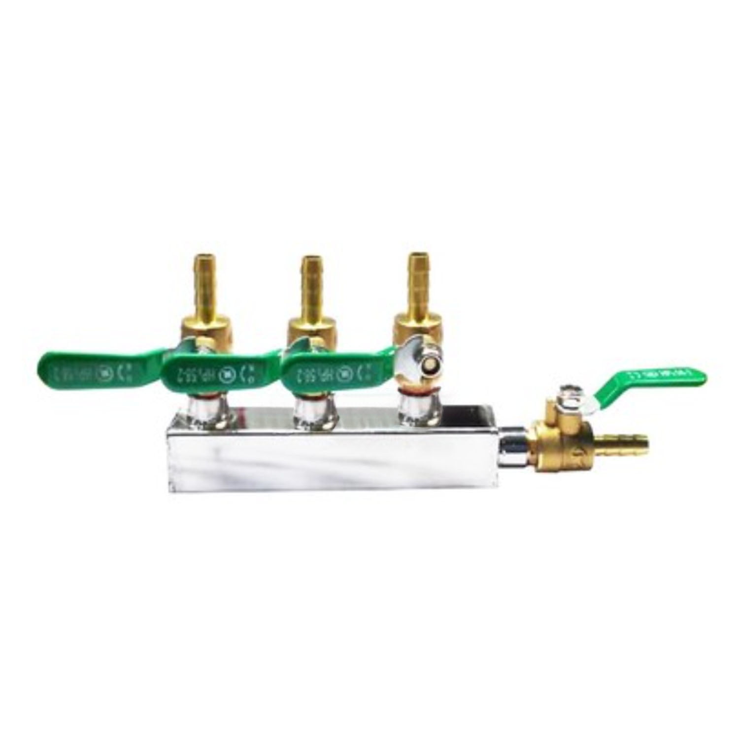 Multi - Way homebrew Co2 Air Gas Distribution Manifold Splitter Draft ...