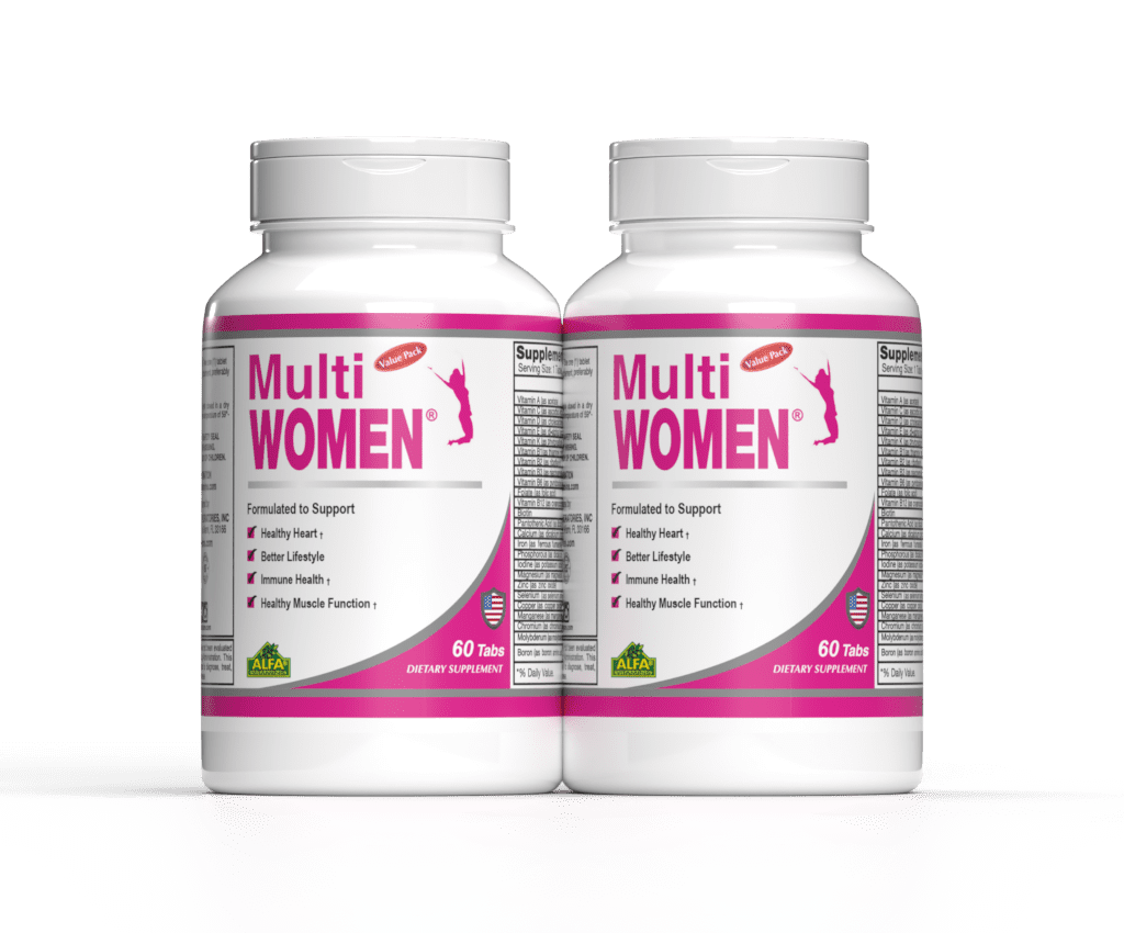 Multi Women - Daily Multivitamins for Women - 60 tablets - 2 PACK ...