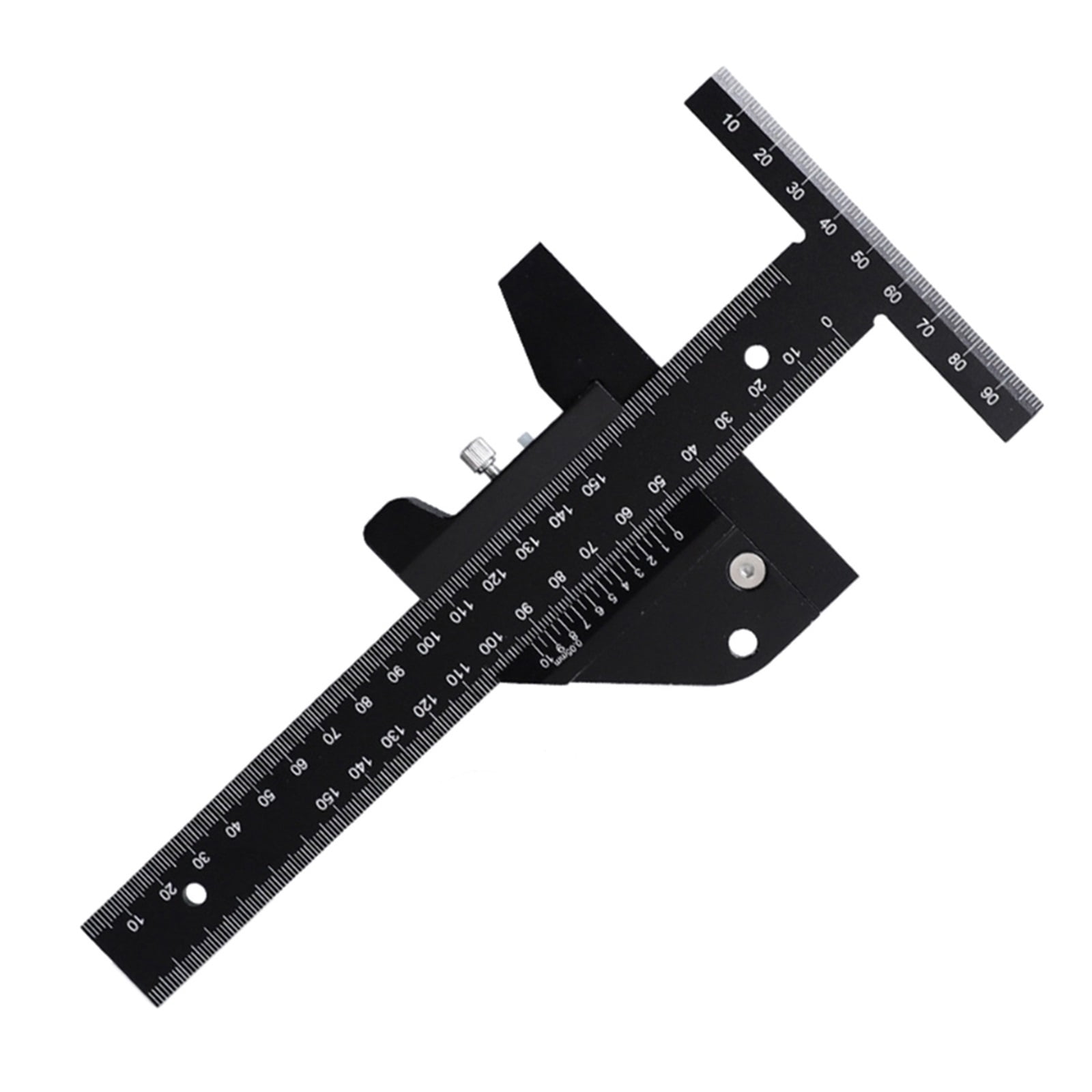 Multi Woodworking Sliding Gauge Aluminum Alloy Scribe Ruler Depth Gauge ...