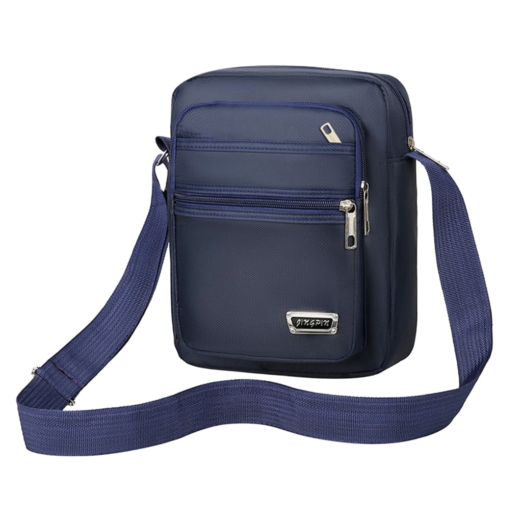 Multi-Zipper Crossbody Bags for Men Messenger Bags Multifunctional ...