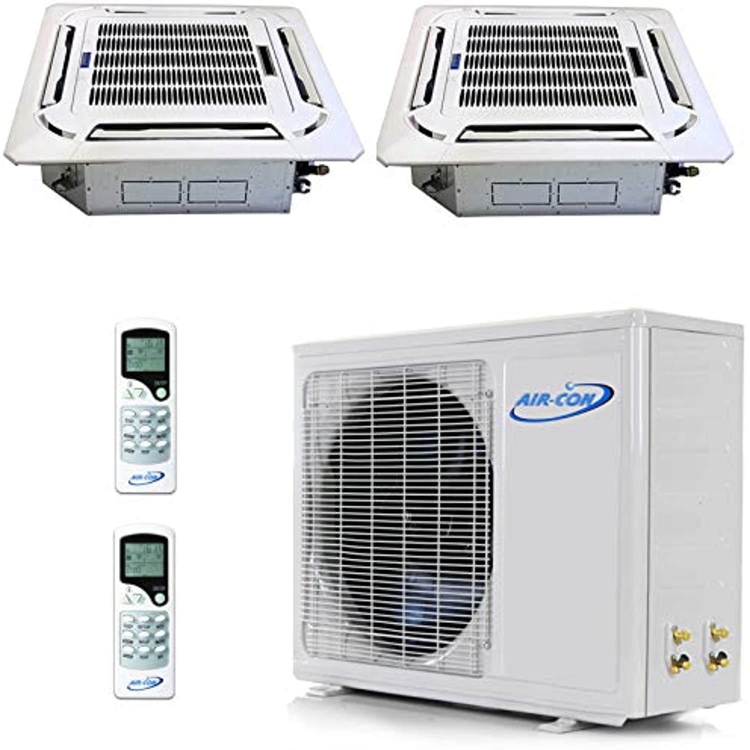 Multi Zone Mini Split Ductless Air Conditioner Dual 2 Zone 12000 18000 ... Multi Zone Mini Split Ductless Air Conditioner Dual 2 Zone 12000 18000 ...
