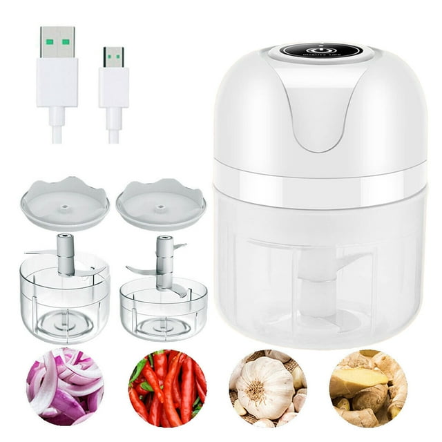 Multi-chopper Electric Kitchen Mini Garlic Chopper Fruit Onion Cutter ...