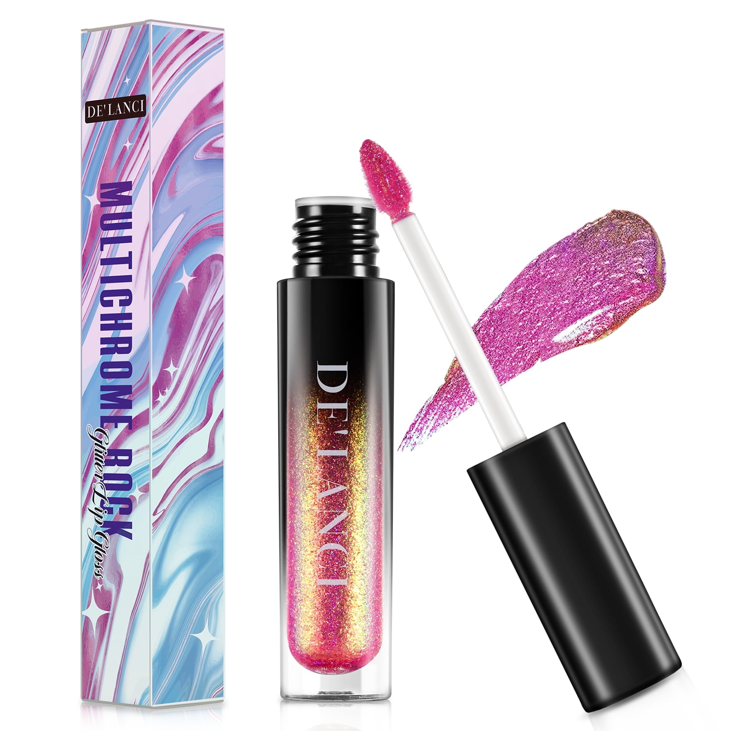 Multi-color chameleon lip glaze #8 Fantasy pink, High color Rendering ...