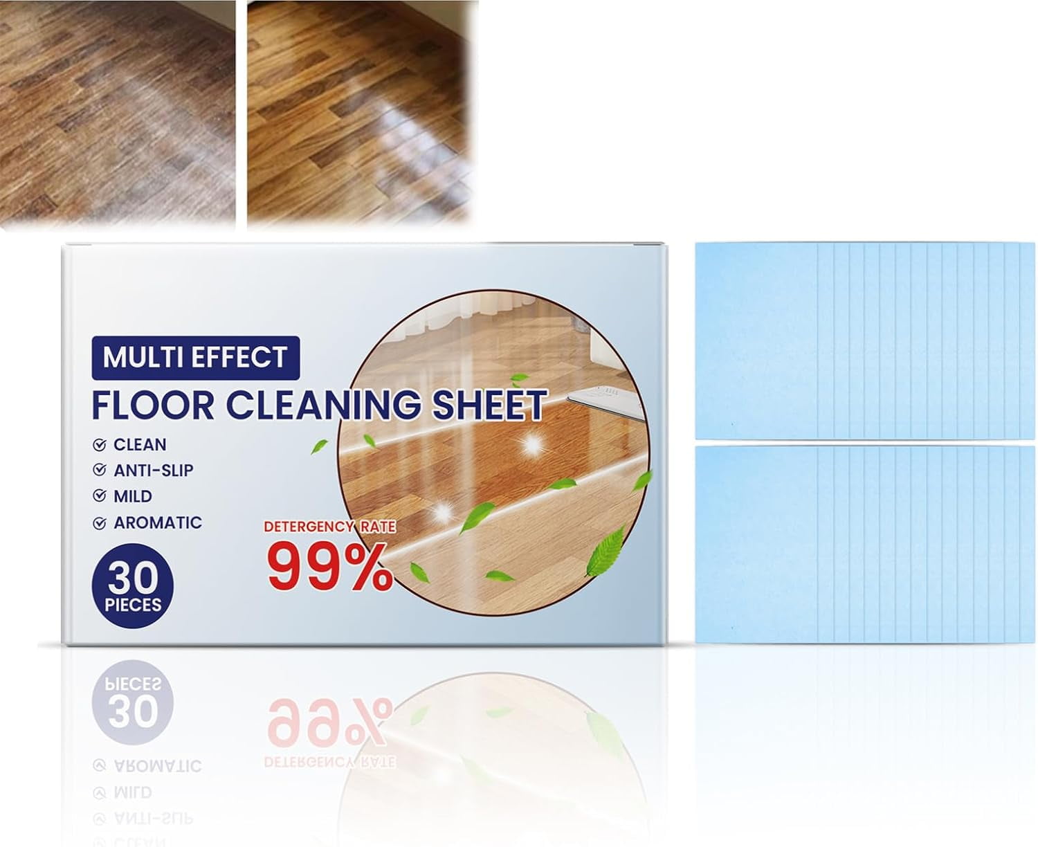 Multi-effect Decontaminating Floor Cleaning Sheet, Floor Cleaner Sheets ...