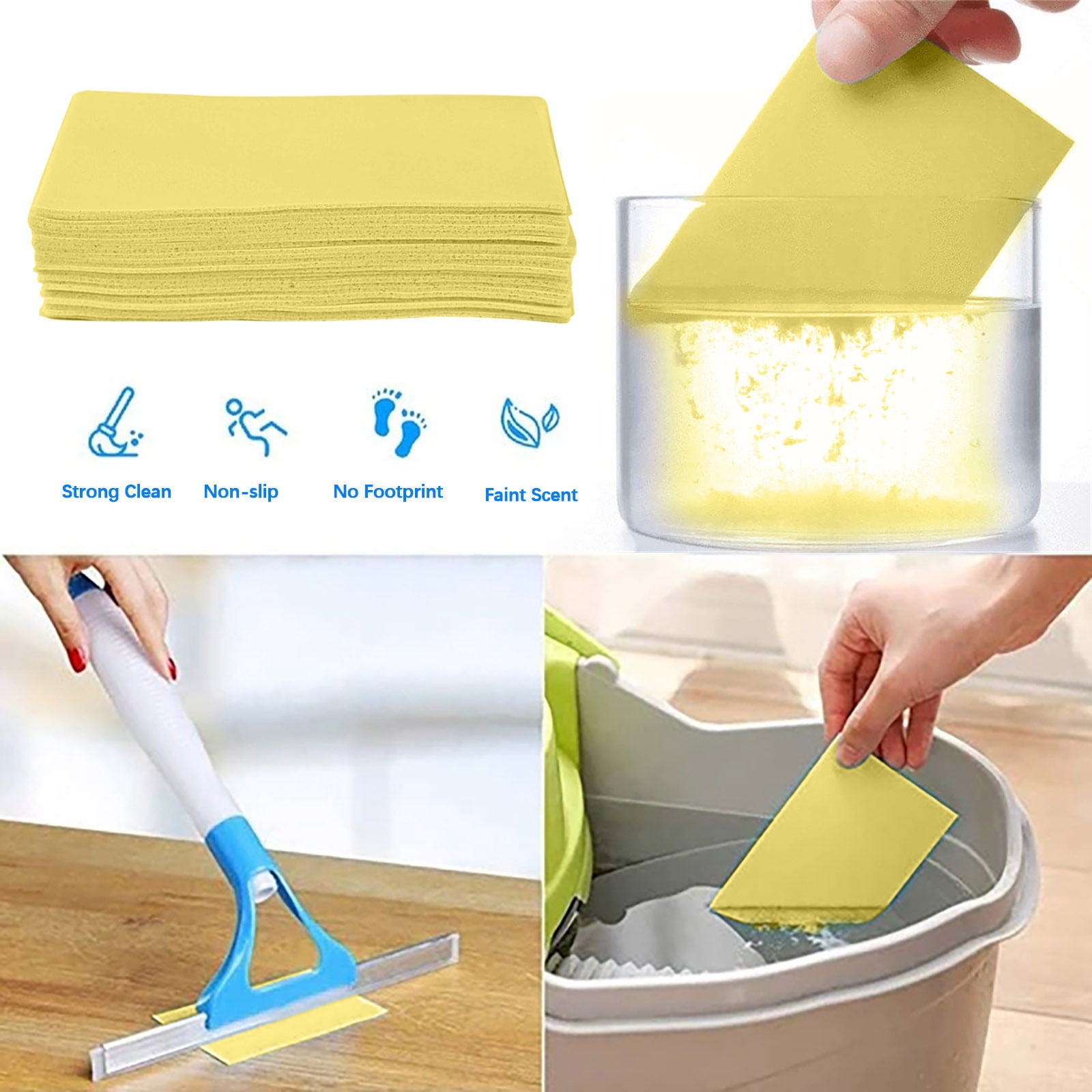 Multi-effect Floor Cleaning Sheet,Strong Decontamination Tile Household ...