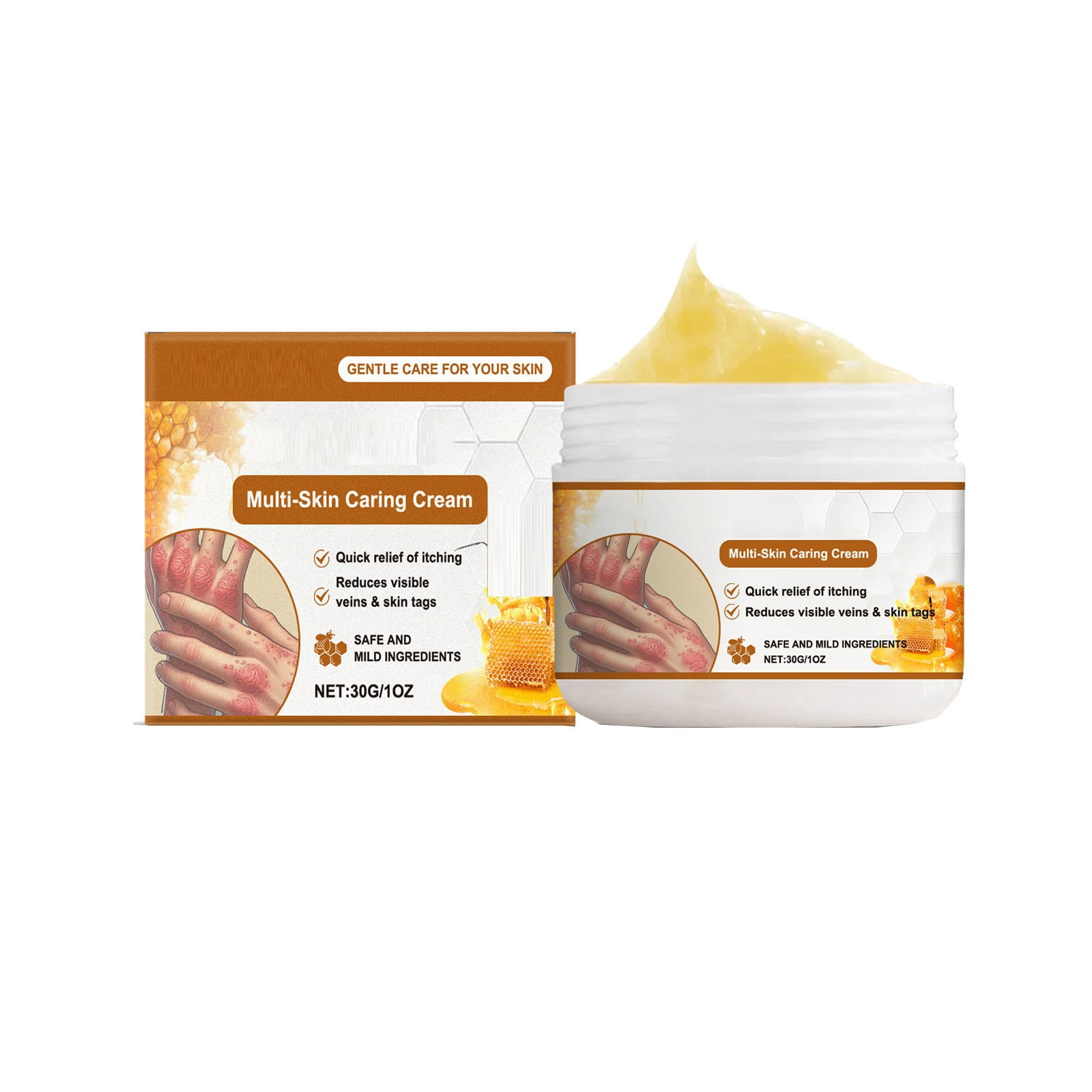 Multi-effect Skin Care Cream Gently Cleanses, Smoothes and Hydrates ...