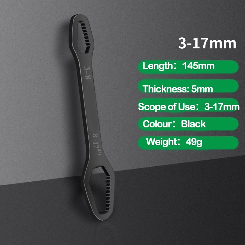 Multi-function,Box Wrench, Multi-Purpose, Universal, Double-Ended, Self ...