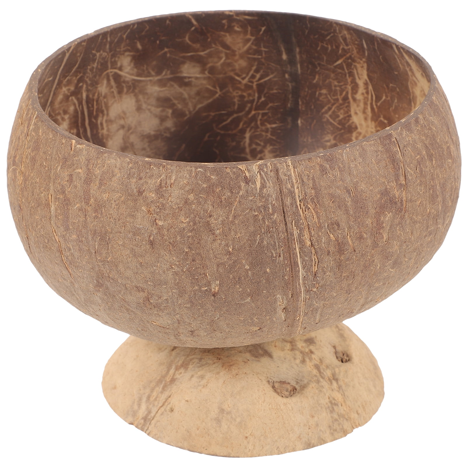 Multi-function Coconuts Shell Bowl Desktop Storage Bowl Natural Style Coconuts Shell Container ...