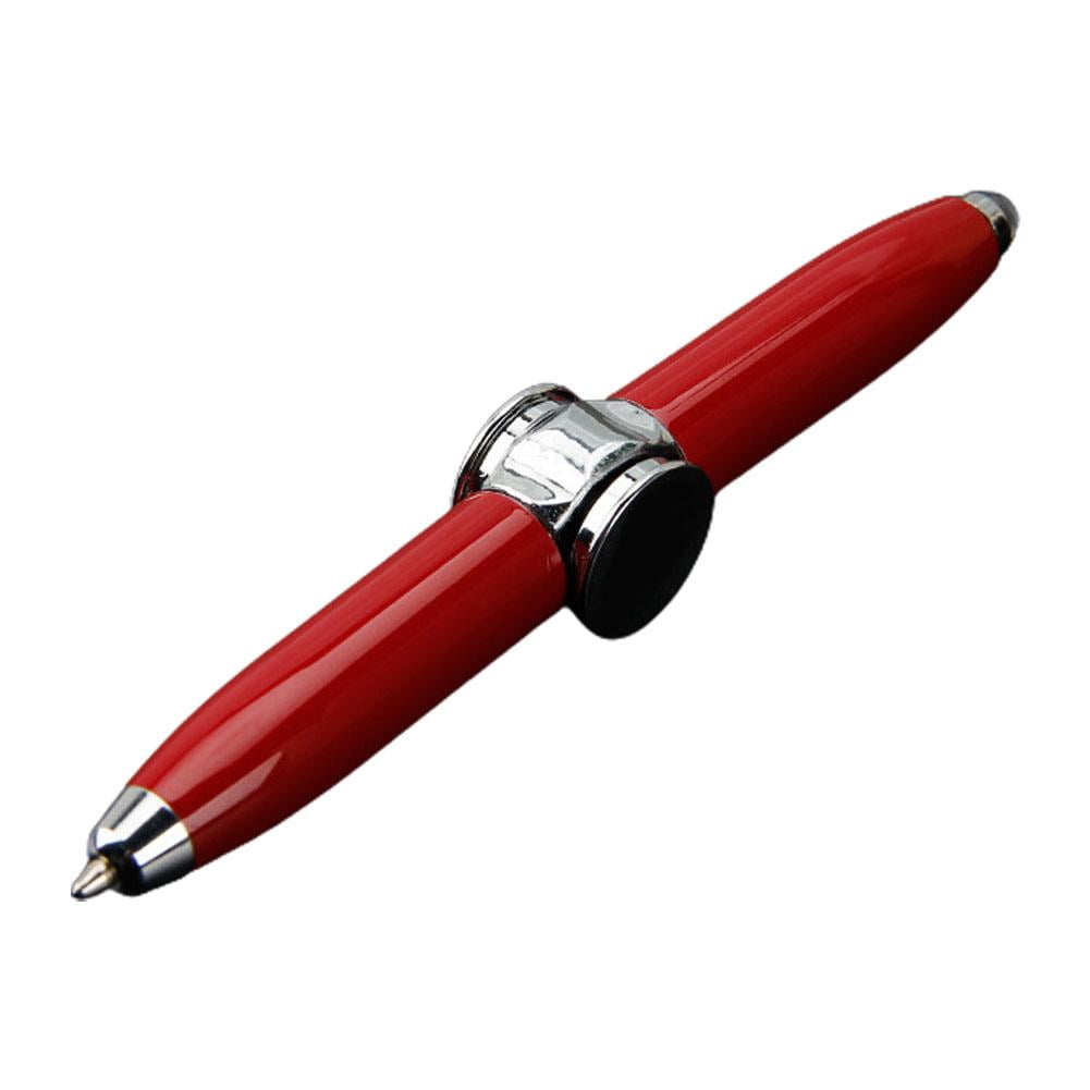 Multi-function Cool Fidget Spinner Fingertip Gyro Pen Light Anti Str f ...