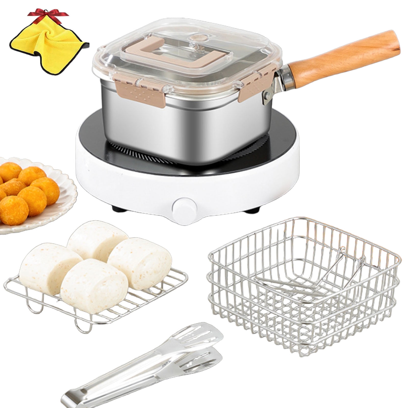 Multi-function Frying Cooker Set - Fryer, Cooker, Fresh Keeping ...